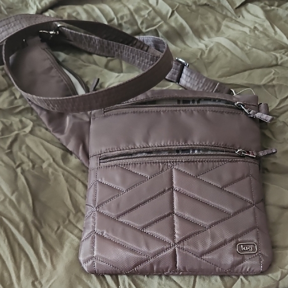 lug | Bags | Lug Quilted Legacy Skipper Messenger Bag Grey | Poshmark